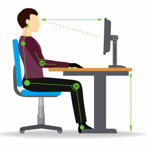 Monitore positionieren - ProActiv am Arbeitsplatz
